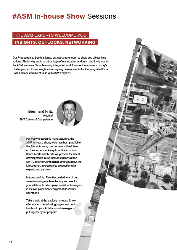 ASM Productronica e-book - Page 22