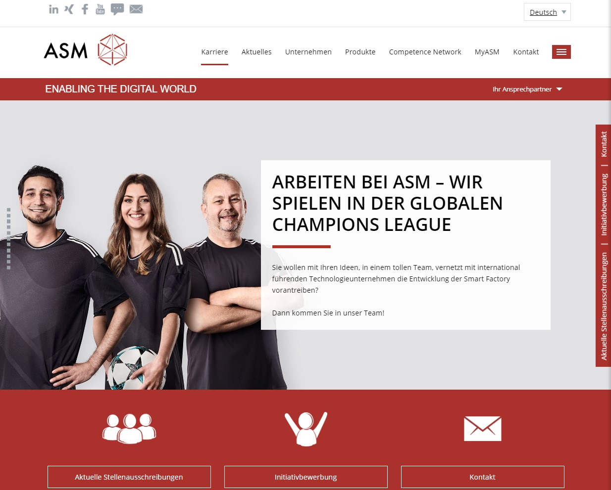 Working at ASMPT - ONE OF THE WORLD’S LEADING TECHNOLOGY COMPANIES